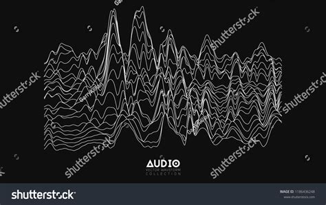 Vector Echo Audio Wavefrom Spectrum Abstract Stock Vector Royalty Free 1186436248 Shutterstock