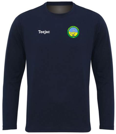 Cpd Pentraeth Fc Long Sleeve Training T Shirt Teejac