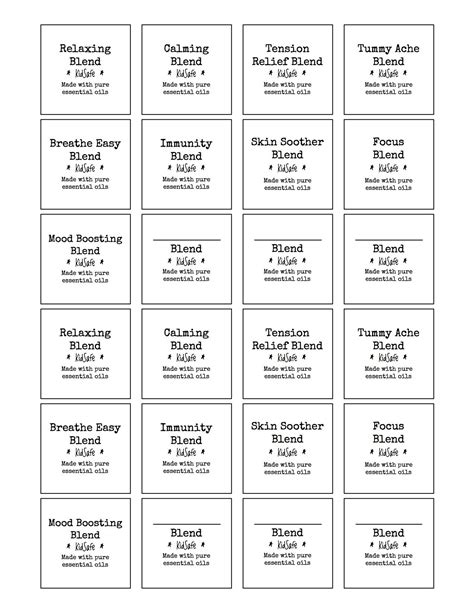 Free Free Printable Labels For Essential Oils Download Free Free