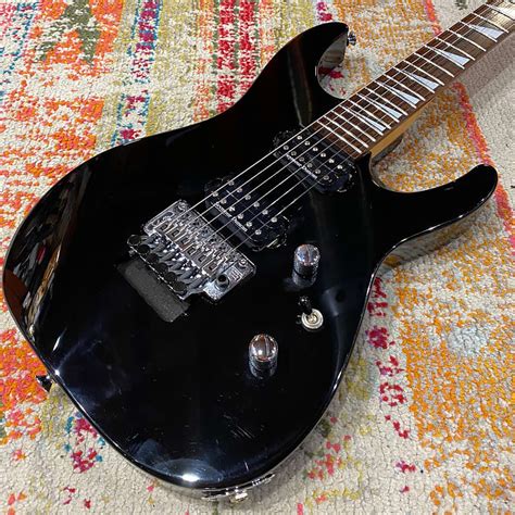 1990s Jackson Dr3 Dinky Reverese Made In Japan Mij Black Reverb