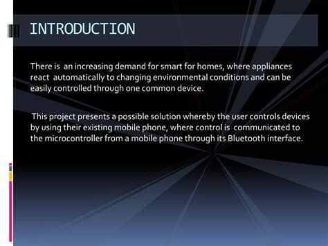 home automation using arduino pptx