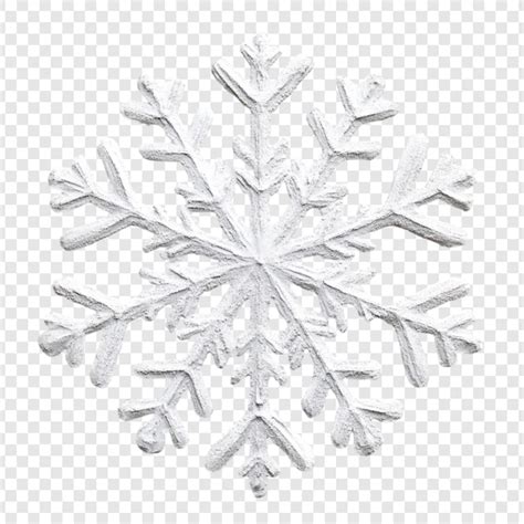 Le Motif Complexe Du Flocon De Neige Blanc Est Le Symbole De La Saison Hivernale Psd Gratuite