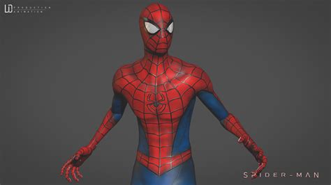 Artstation Spider Man Ready Game 3d Model Game Assets