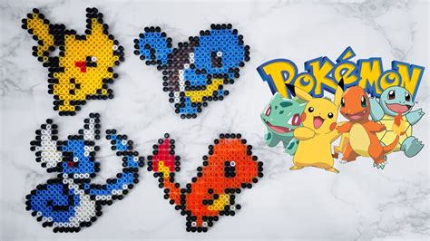 Making Pokemons Using Ikea Pyssla Fuse Beads Youtube