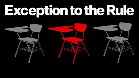 Exception To The Rule The Georgetown Dish