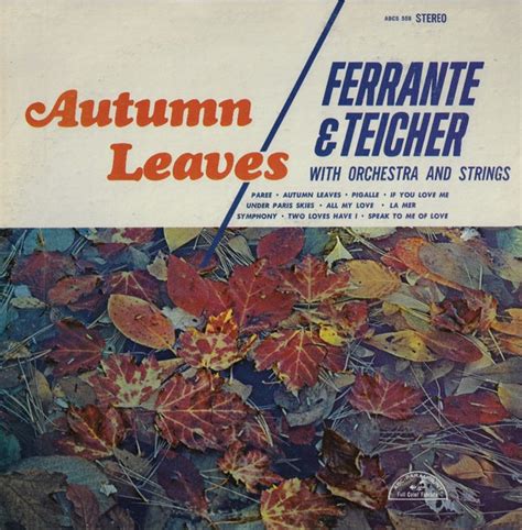 Ferrante And Teicher Autumn Leaves 1966 Vinyl Discogs