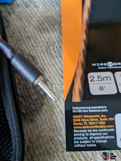 Wireworld Mini Eclipse 8 Speaker Cable 2 5 Meter Pair W Bananas Occ Copper Shipping Included