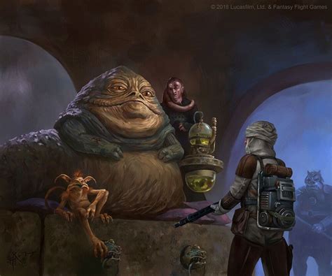 Star Wars 10 Pieces Of Jabba The Hutt Fan Art Fit For His Palace