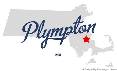 Map Of Plympton Ma Massachusetts