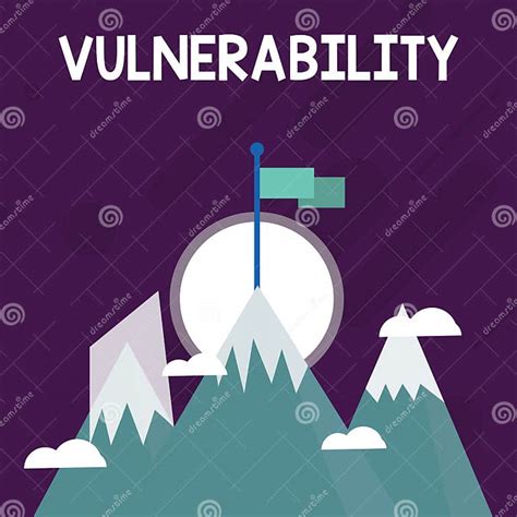 Conceptual Hand Writing Showing Vulnerability Business Photo Text