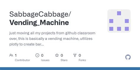 Github Sabbagecabbagevendingmachine Just Moving All My Projects From Github Classroom Over