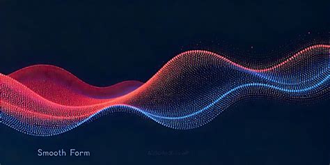 Abstract Smooth Form Wave Background Backdrop Flowing Abstract Wave