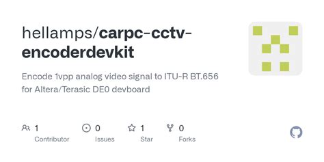 Github Hellampscarpc Cctv Encoderdevkit Encode 1vpp Analog Video Signal To Itu R Bt656 For