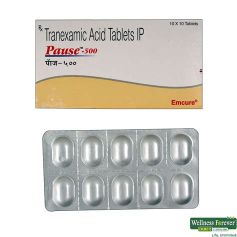 Buy Pause 500mg 10 Tablets Online At Best Prices Wellness Forever