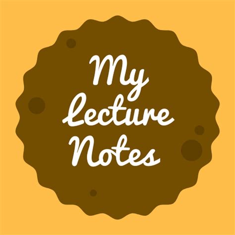 my lecture notes youtube