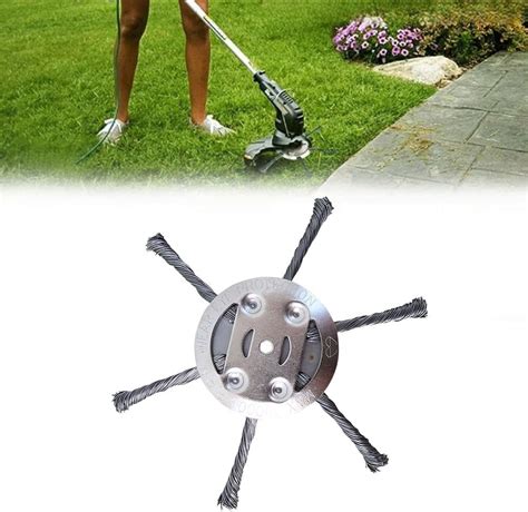 6 Inch Steel Wire Weed Trimmer Head 2025 New Steel Wire Grass Trimmer Replacement Head Weed