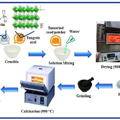 Schematic Illustration Of The Sample Synthesis Download Scientific Diagram