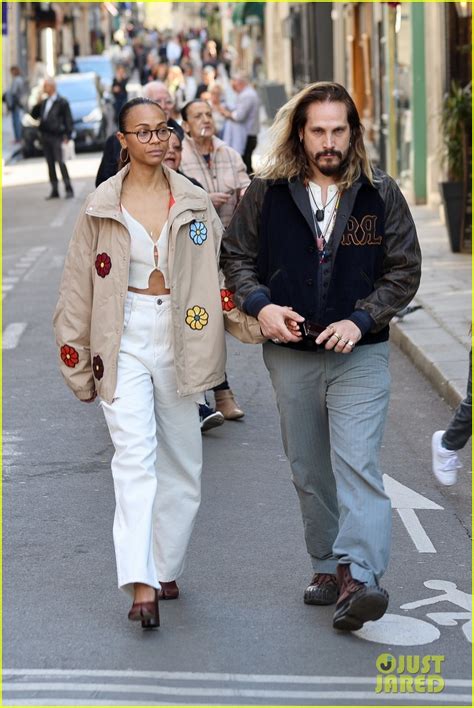 New Photos Show Zoe Saldana And Husband Marco Perego Flaunting Cute Pda