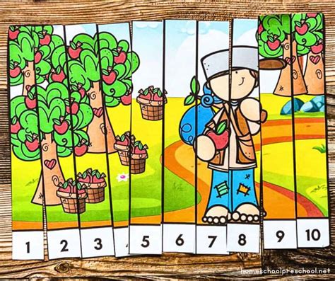 Free Printable Number Sequence Puzzles For Preschoolers
