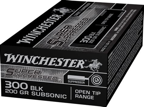 Winchester Super Suppressed 300 Blackout 200gr Subsonic