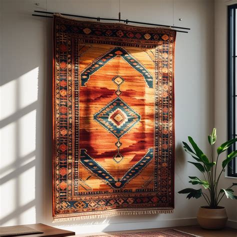 How To Hang A Rug As Art Expert Tips For Wall Displays The Mission Motif