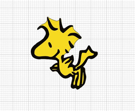Woodstock Svg Bird Svg Snoopy Svg Charlie Brown Svg Yellow Bird Svg