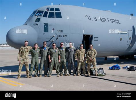 Texas Air National Guardsmen From The 136th Airlift Wing Celebrate