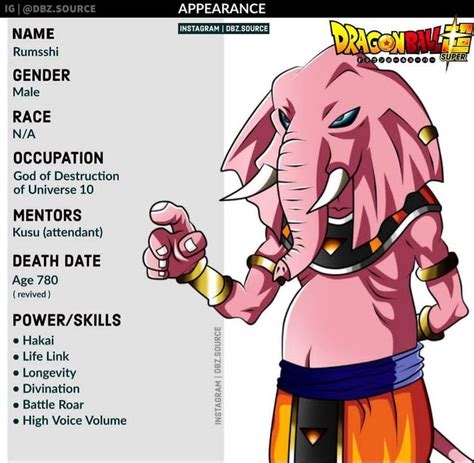 Rumsshi Dragon Ball Super Dragon Ball Super Dragon Ball Anime Dragon Ball
