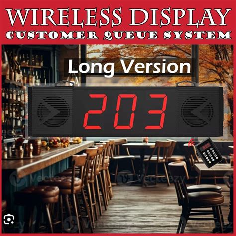 Brand New Wireless Queue Management System 3 Options To Choose From