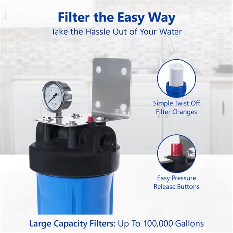 Carbon Whole House 1 Stage Water Filtration System Express Water