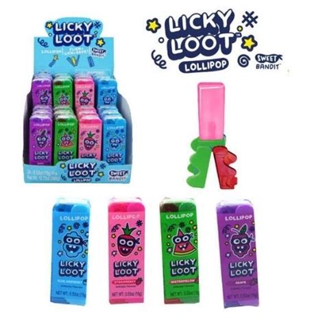 Licky Loot Lollipops Sweet Bandit Candy District