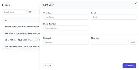 Identity User Admin Feature