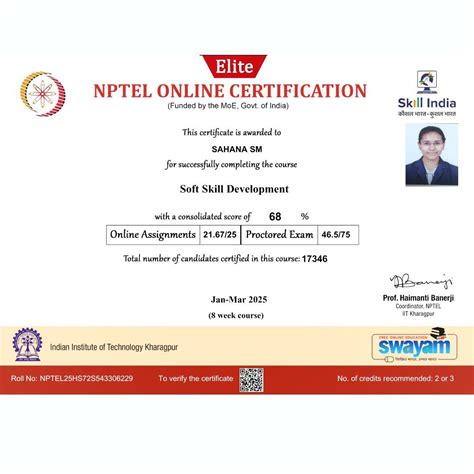 Nptel Elitecertificate Continuouslearning Studentjourney