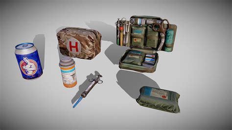 Pubg Medical Items Download Free 3d Model By Falah Mefalah 4400261 Sketchfab