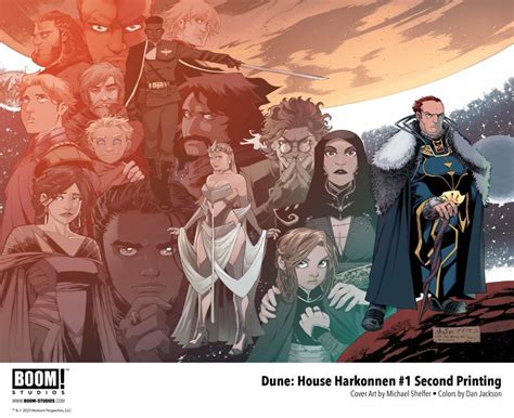Dune House Harkonnen 1 Second Printing Announcement Boom Studios