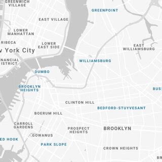 Map Of Brooklyn And Neighborhoods Under Investigation Download