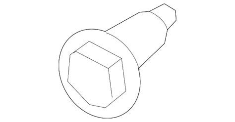 2011-2021 Nissan Radius Rod Front Bolt 55479-JA00B | Nissan Parts Store