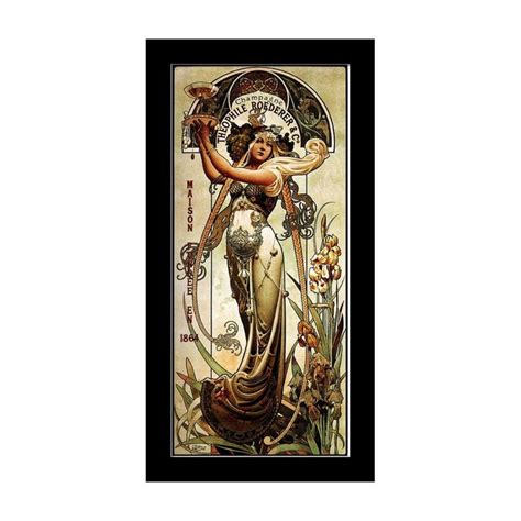 Theophile Roederer Champagne Vintage Art Nouveau Advertising Poster Framed Print Canvas