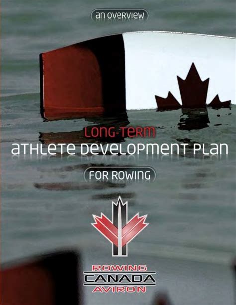 Long Term Athlete Development Model Ltad Rowing Canada