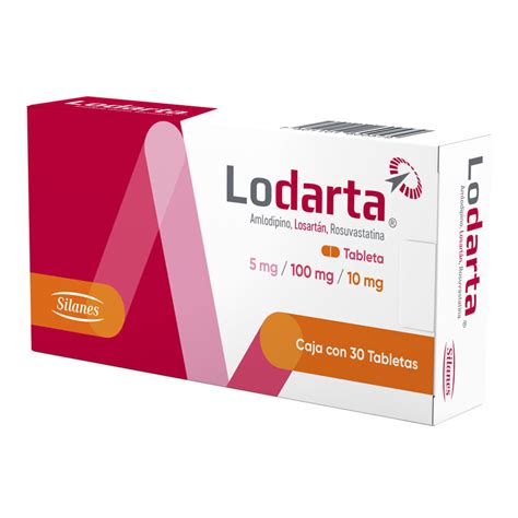 Lodarta 5 100 10 Mg 30 Tabletas Farmacia Soriana