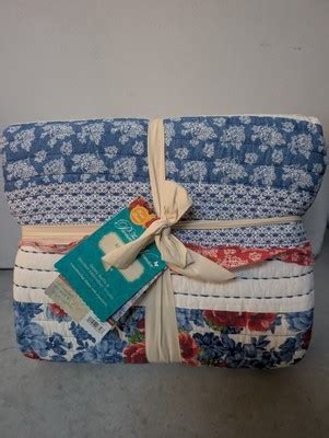 Pioneer Woman Heritage Floral Quilt Fullqueen Country Chic Multicolor New Ebay