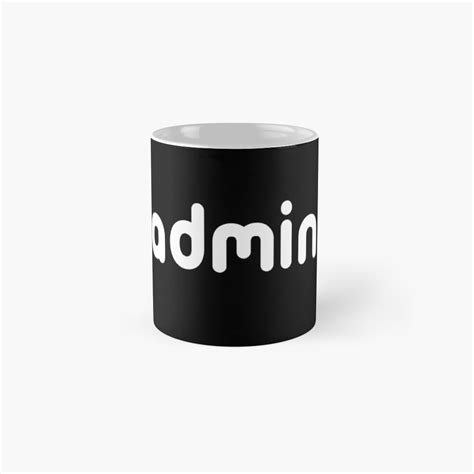 Admin Typography Classic Mug