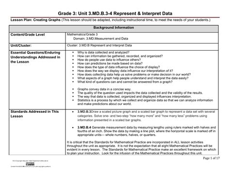 Grade 3 Unit 3 Md B 3 4 Represent And Interpret Data Docslib