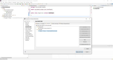 1 16 5 why is eclipse not finding org bukkit java javaplugin