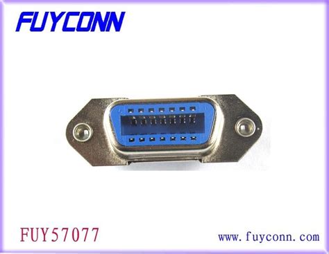 14 Pin Centronic Pcb Straight Angle Female Connector With Borad Lock