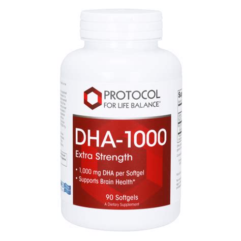 Dha 1000 Mg 90 Softgels By Protocol For Life Balance Clinical Nutrition Centers