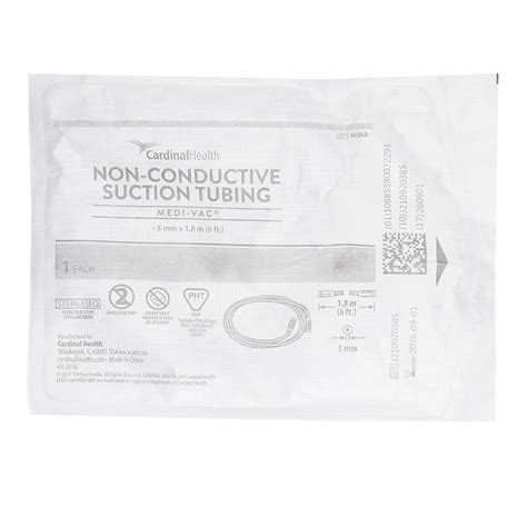 Cardinal Health Medi Vac Clear Nonconductive Sterile Tubing