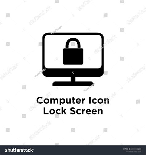 Computer Lock Screen Logo High Quality Stock Illustration 2066336219 Shutterstock