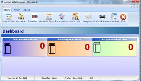 Aplikasi Database Karyawan Dan Scan Barcode