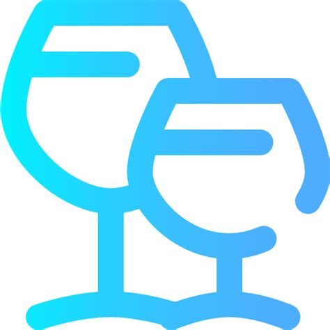 Glasses Super Basic Omission Gradient Icon